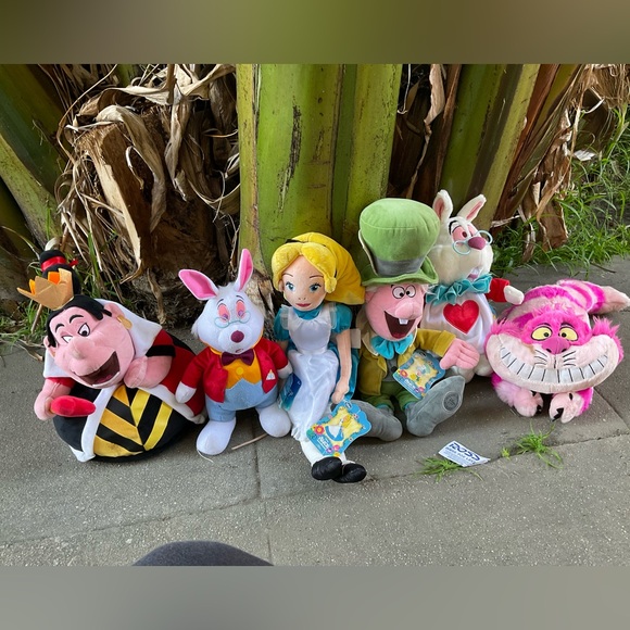 Disney | Toys | Disney Plush Alice In Wonderland Characters | Poshmark